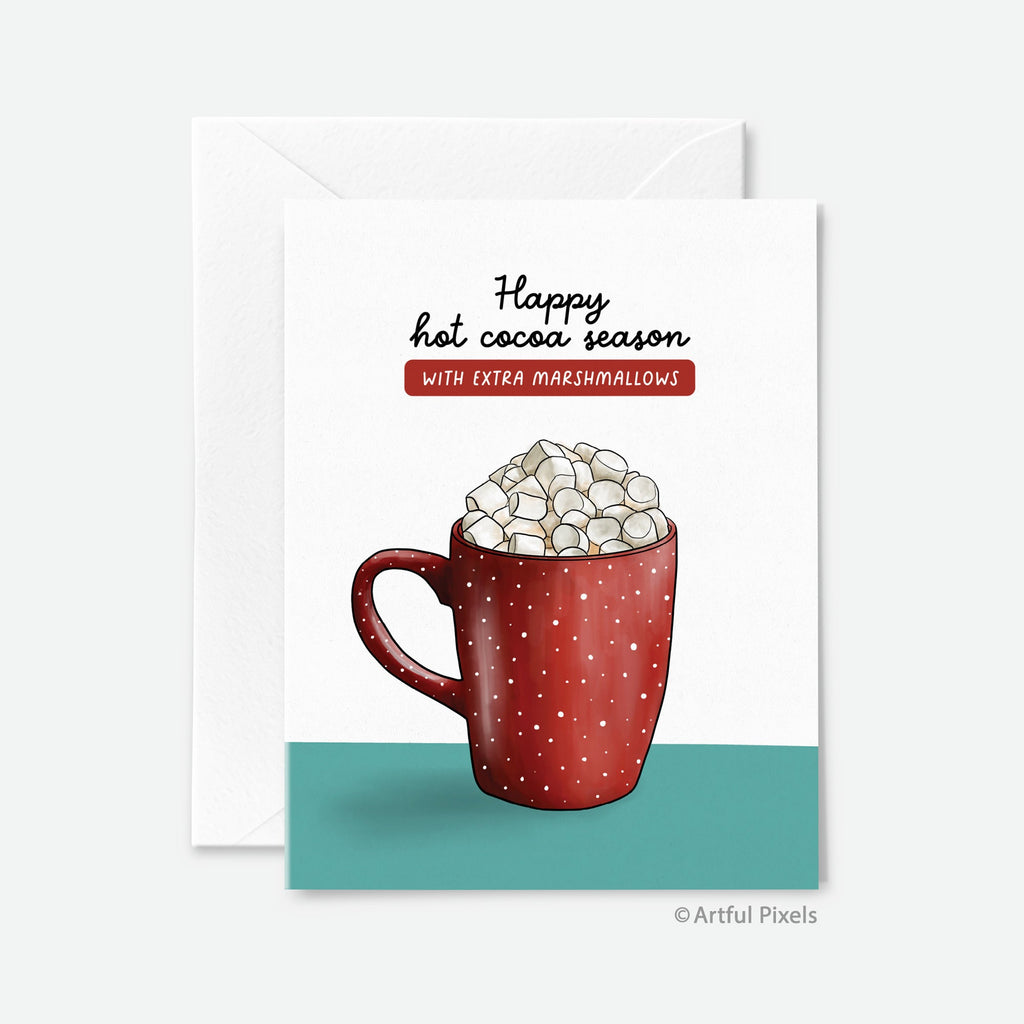 Happy Hot Cocoa Season Card – Artful Pixels